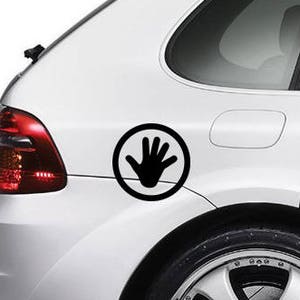 Child Safety Spot - Kids Safety Hand Car Decal Sticker - Etsy