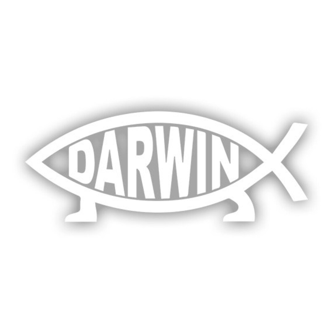 Darwin Fish Decal - Etsy