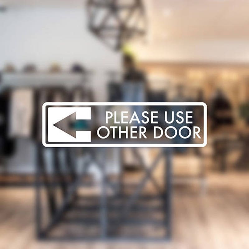 Please Use This Door Sign - Etsy