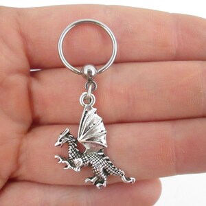 Enchanted Dragon Captive Tragus Helix Piercing - Etsy