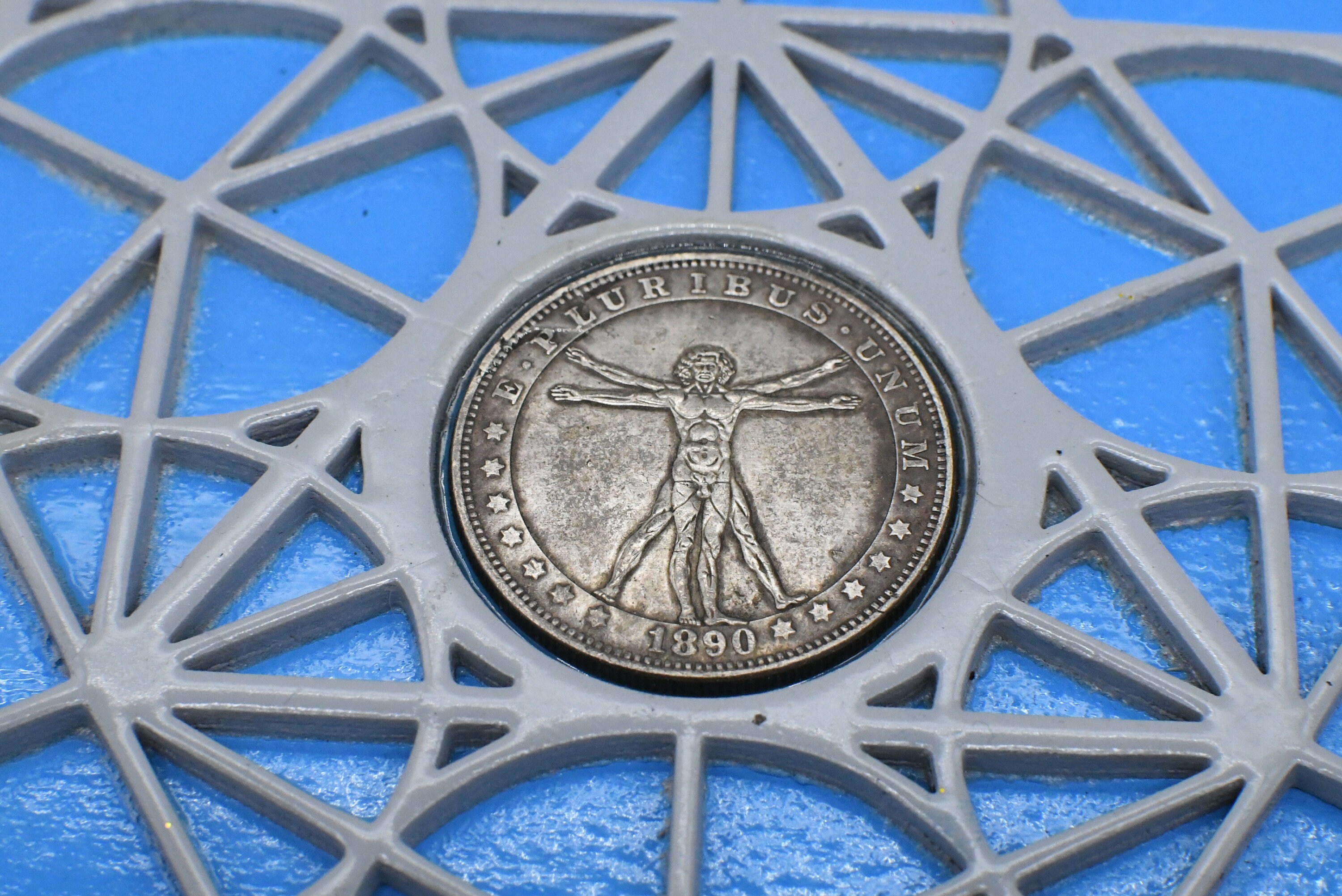 Metatron's Cube Engraving Vitruvian Man Sacred Geometry Art Laser ...