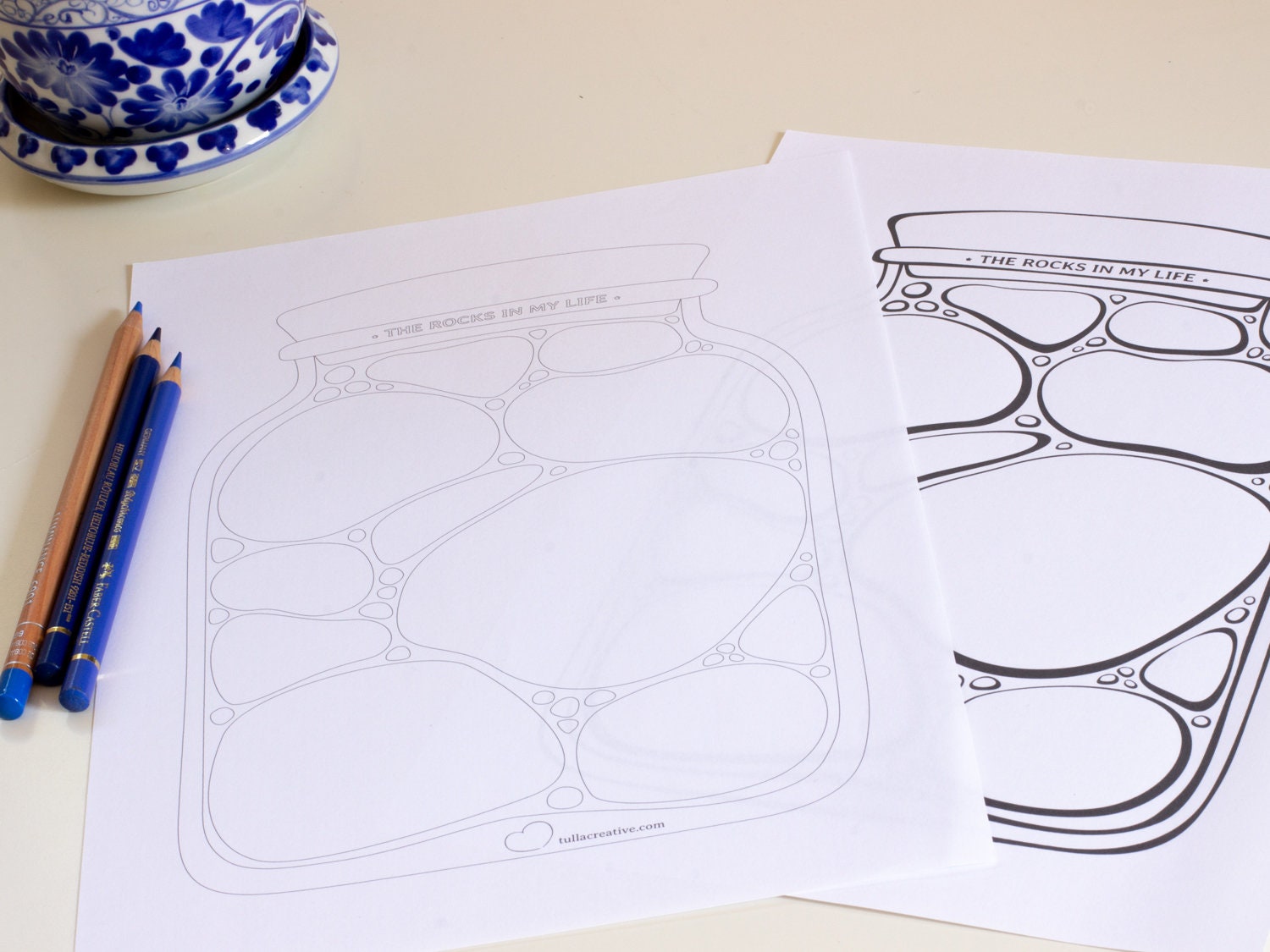 Printable Jar of Life: What Are the Rocks in Your Life? Personal Growth ...