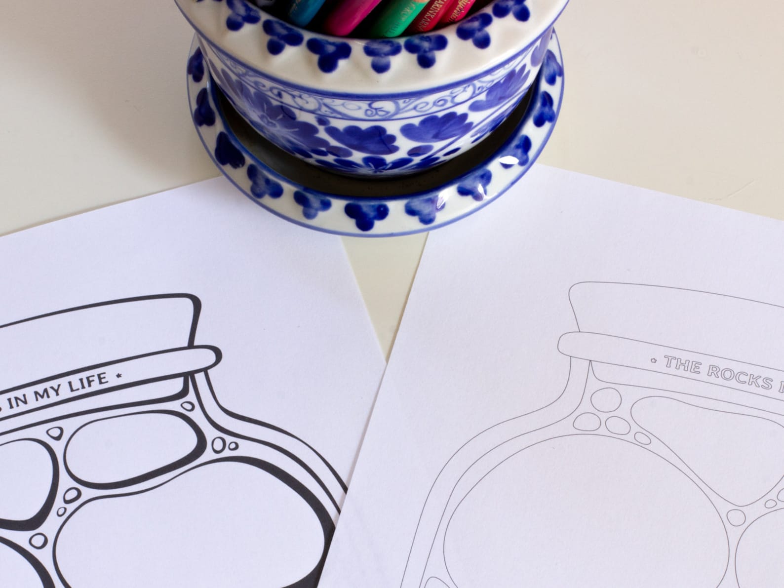 Printable Jar of Life: What Are the Rocks in Your Life? B&W Design ...