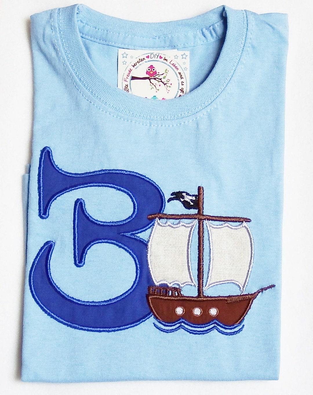 Birthday Shirt pirate Ship 3 - Etsy