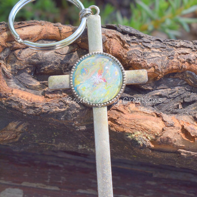 Snowflake Keychain - Etsy