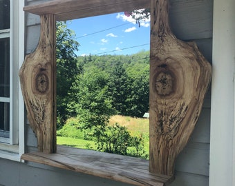 Live Edge Spalted Maple Shelf - Etsy