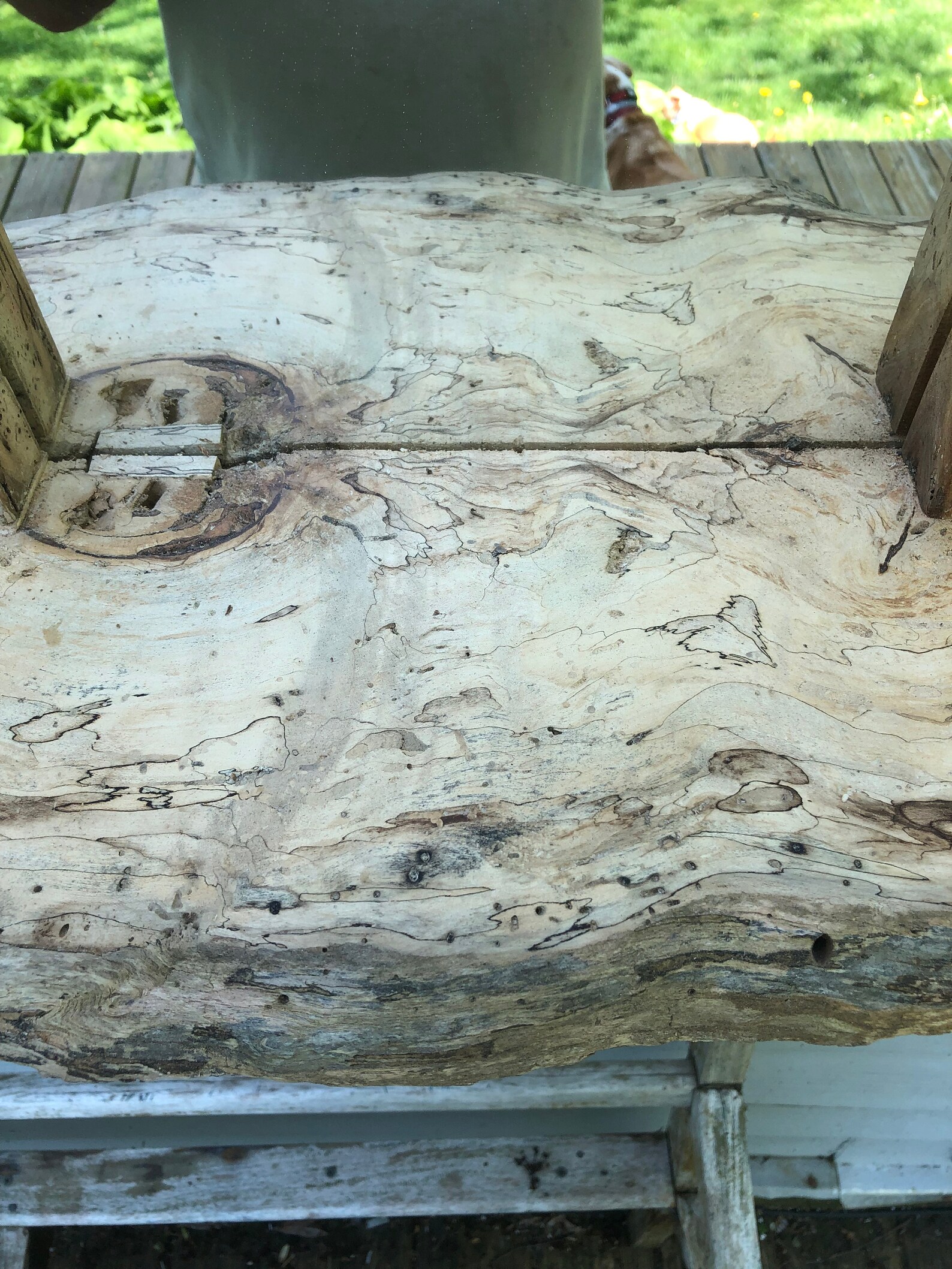 Live Edge Wormy Spalted Maple Mirror With Shelf Super Rustic - Etsy