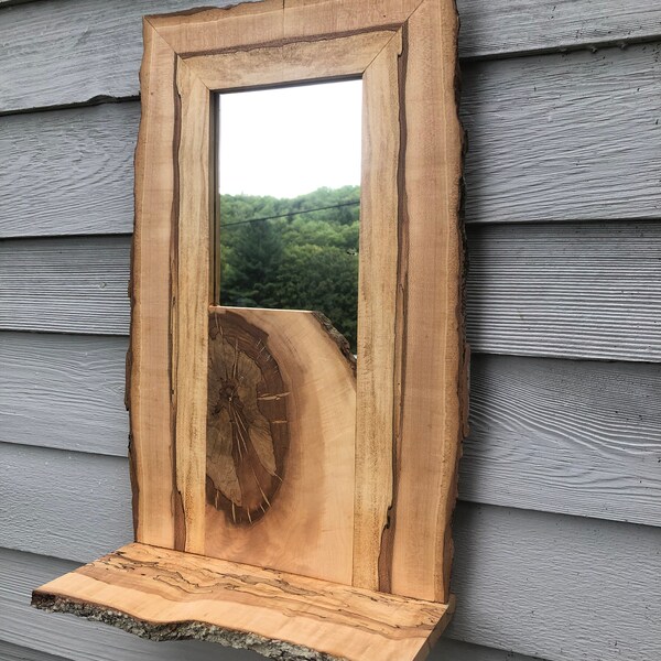 Live Edge Mirror - Etsy