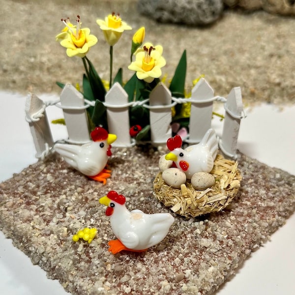 Miniature Chickens - Etsy