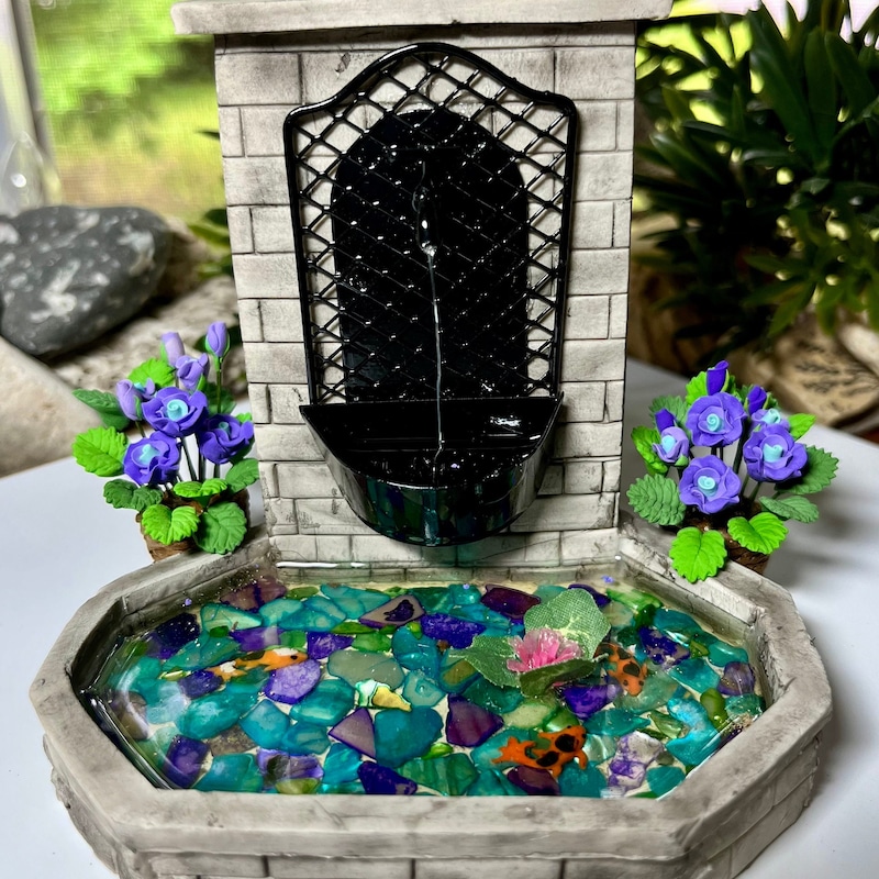 Miniature Fountain - Etsy