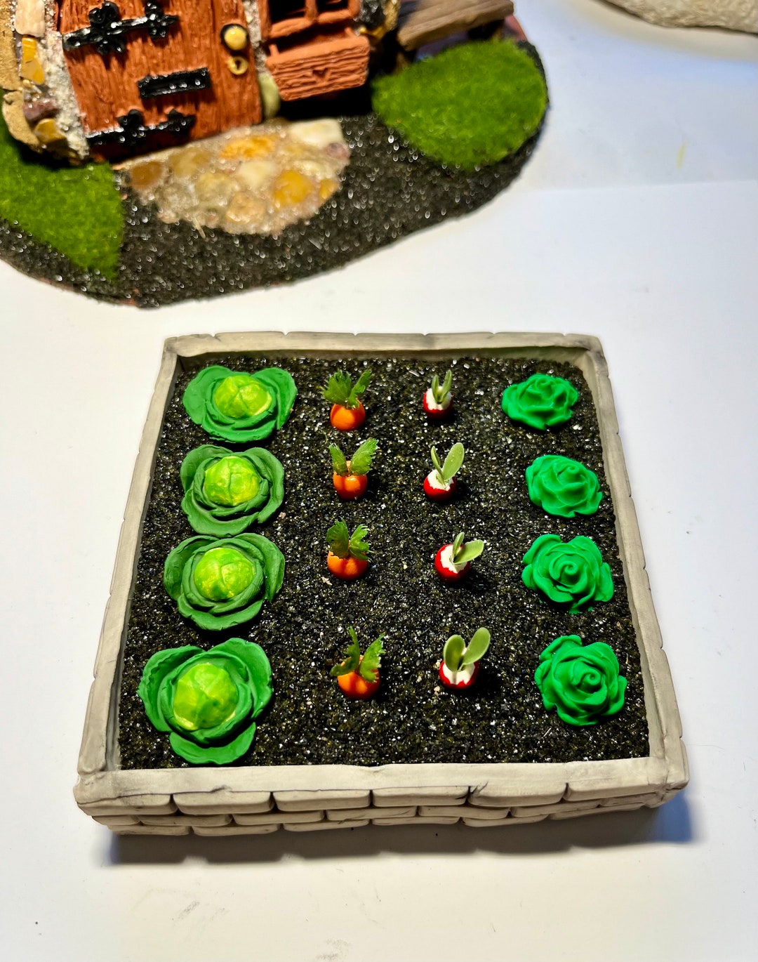 Miniature Vegetables, Build Your Own Vegetable Garden, Fairy, Dollhouse ...