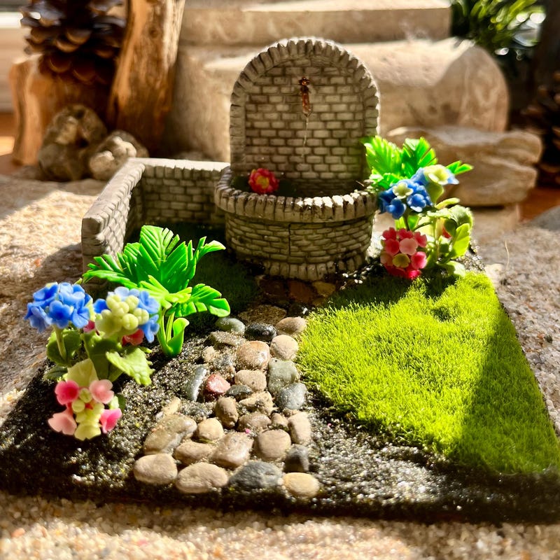 Miniature Fountain - Etsy