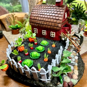 Miniature Vegetable Farm, Miniature Barn and Garden, Miniature ...