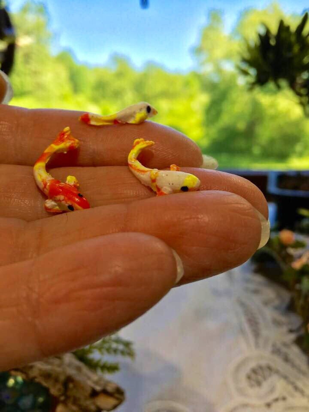 Miniature Koi Fish Set: Teeny Tiny Fairy Garden Pond Decor - Etsy