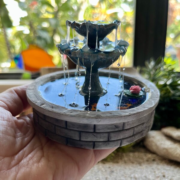 Miniature Fountain - Etsy