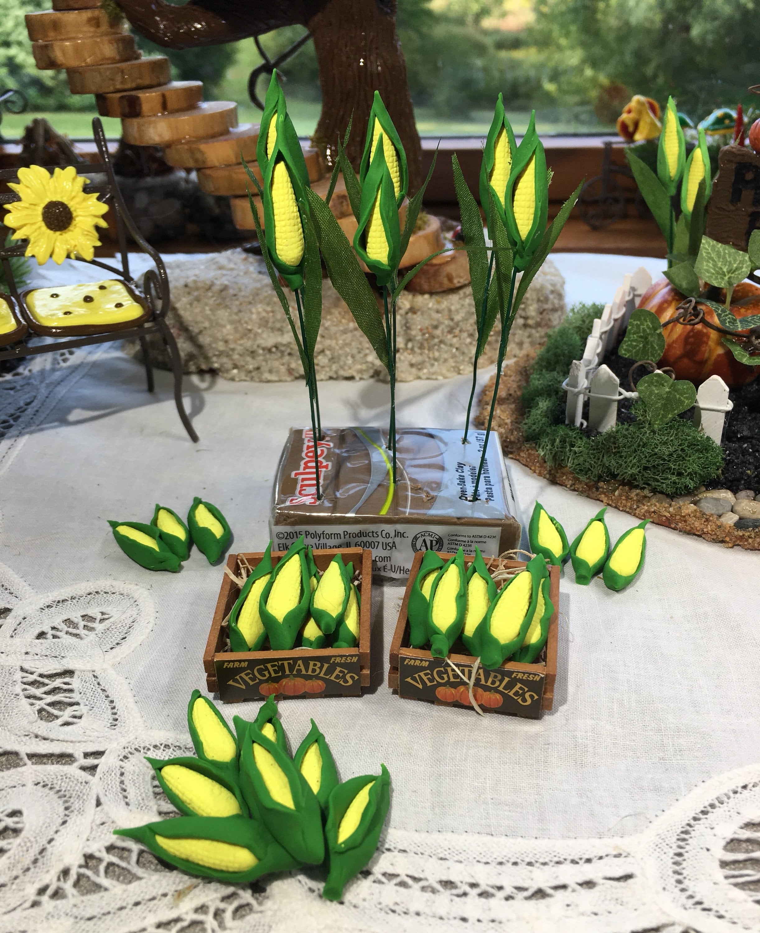Miniature Fall Corn Crates Single Sets of 3 Ears or Sets of | Etsy
