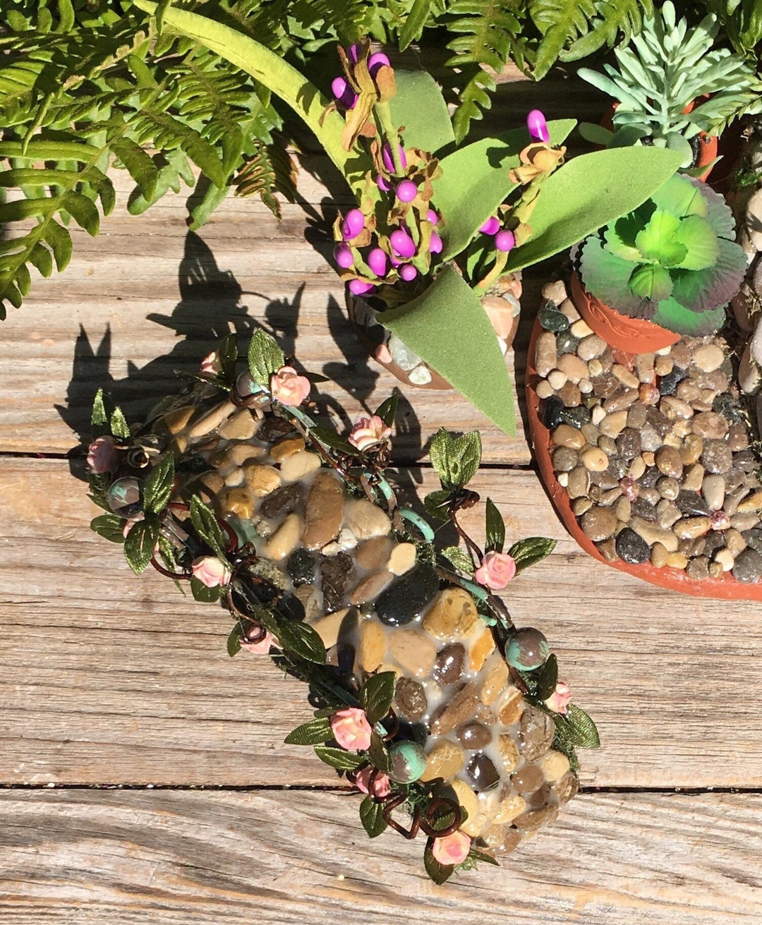 Miniature Stone Bridge, Indoor Outdoor Garden Decoration, Fairy Garden ...