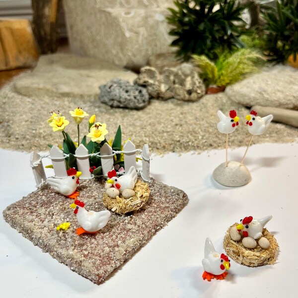 Miniature Chickens - Etsy