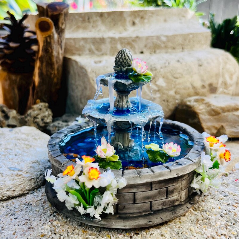 Miniature Fountain - Etsy