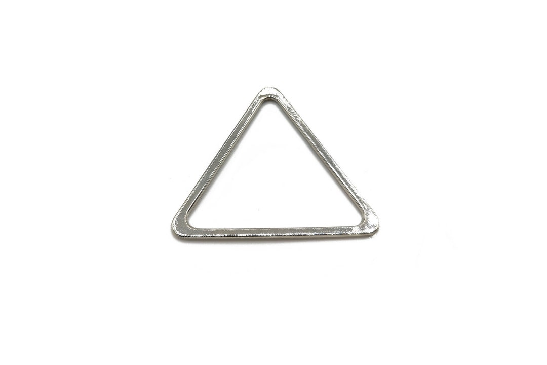 Nickle Flat Triangle Loop, Metal Loop, 1.75mm Sliders 12pcs (dozen) - Etsy
