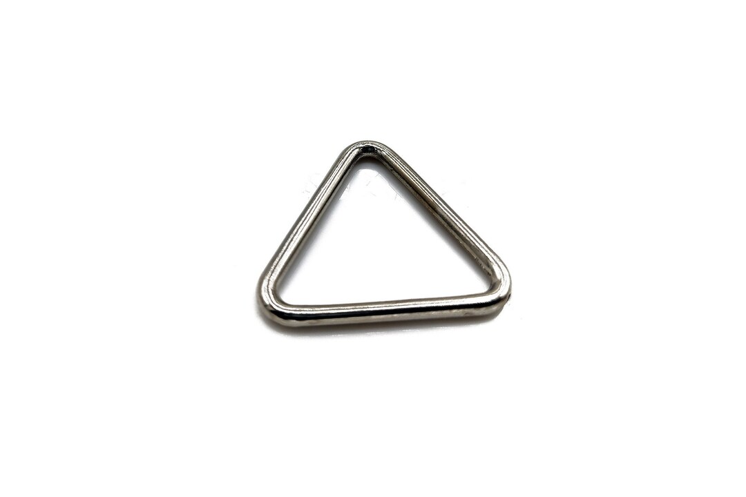 Thick Round Wire Nickle Triangle Loop, 12pcs (dozen) - Etsy