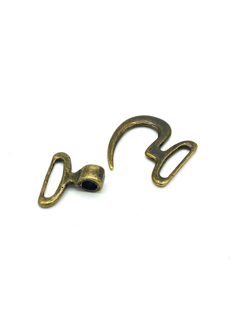 Two Piece Metal Hook and Eye Buckle 1.5 X 3/4 | Etsy