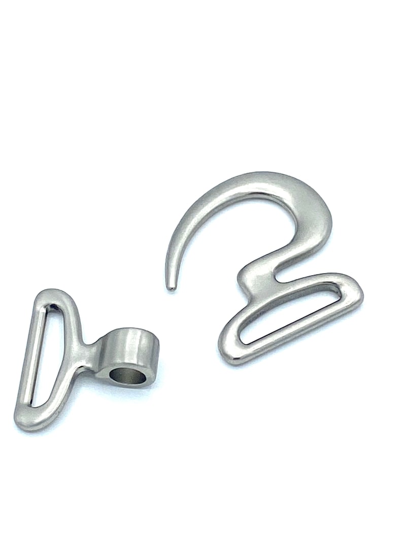 Two Piece Metal Hook and Eye Buckle 1.5" X 3/4" (H1015) - Etsy