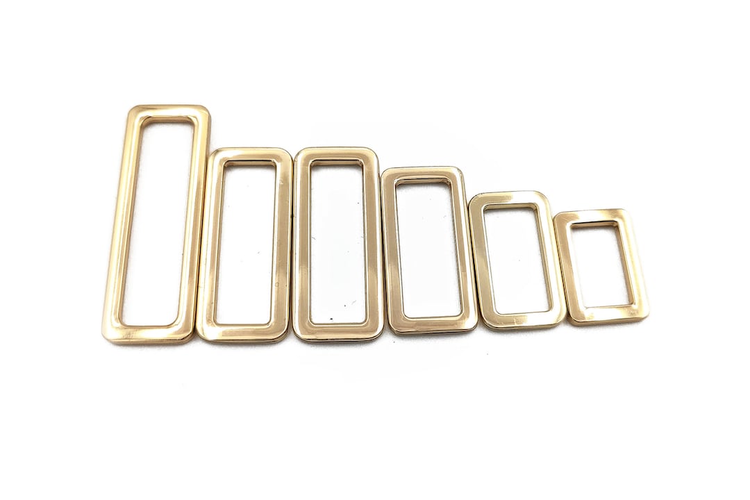 Metal Loops / Squares for Leather Working and Handbag Making. Many ...