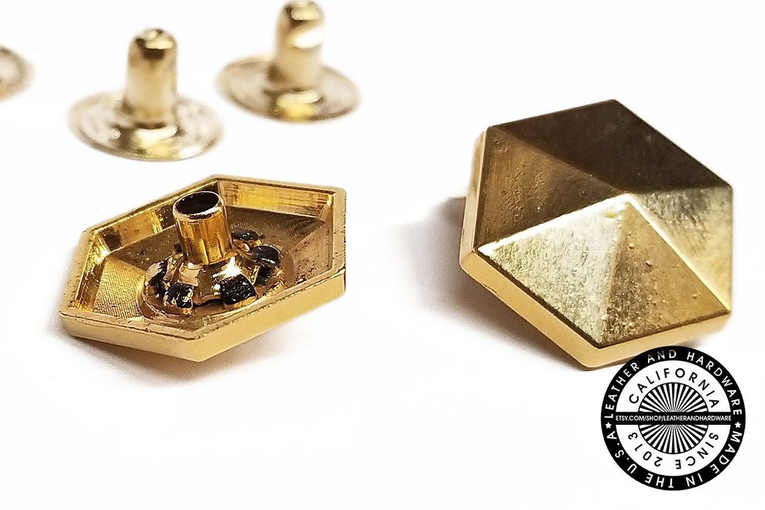 Hexagon Snap Button Snap Fastener Press Stud Closure Buttons, 15 Mm ...