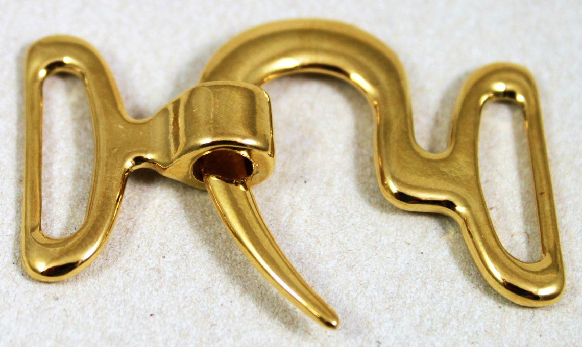 Two piece Metal Hook and Eye Buckle 1.5 x 3/4 | Etsy