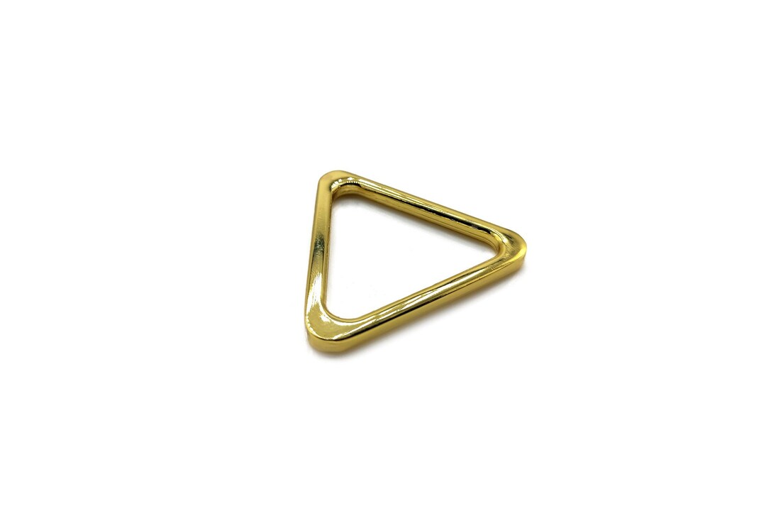 Flat Triangle Loop Thick Nickle or Gold Sold by Dozen (12pcs) - Etsy