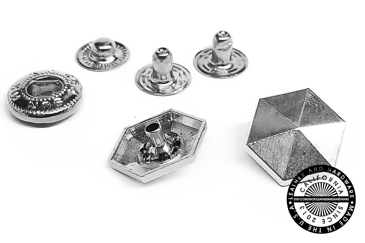 Hexagon Snap Button Snap Fastener Press Stud Closure Buttons - Etsy