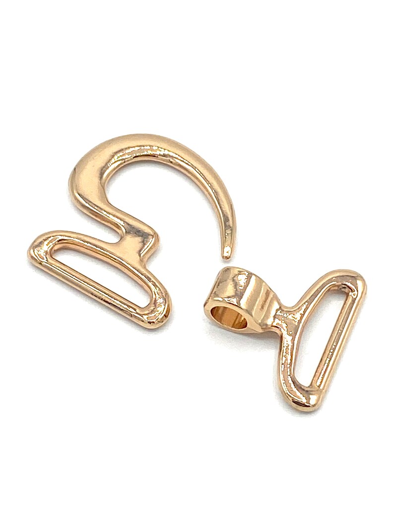 Two piece Metal Hook and Eye Buckle 1.5 x 3/4 | Etsy