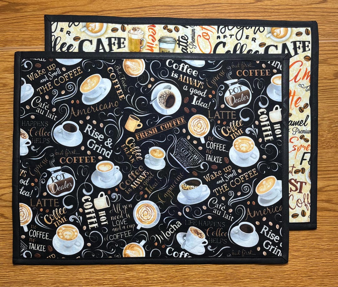 Coffee Bar Placemat - Etsy
