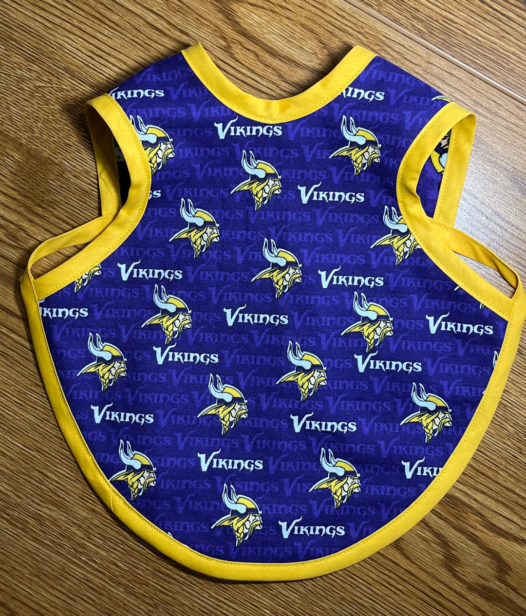 Minnesota Vikings Reversible Bib Apron Bapron (each, Not a Set) - Etsy