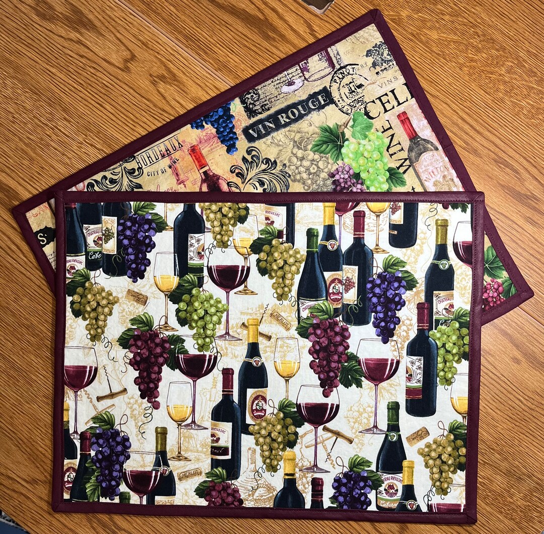 Wine Bar Placemat - Etsy