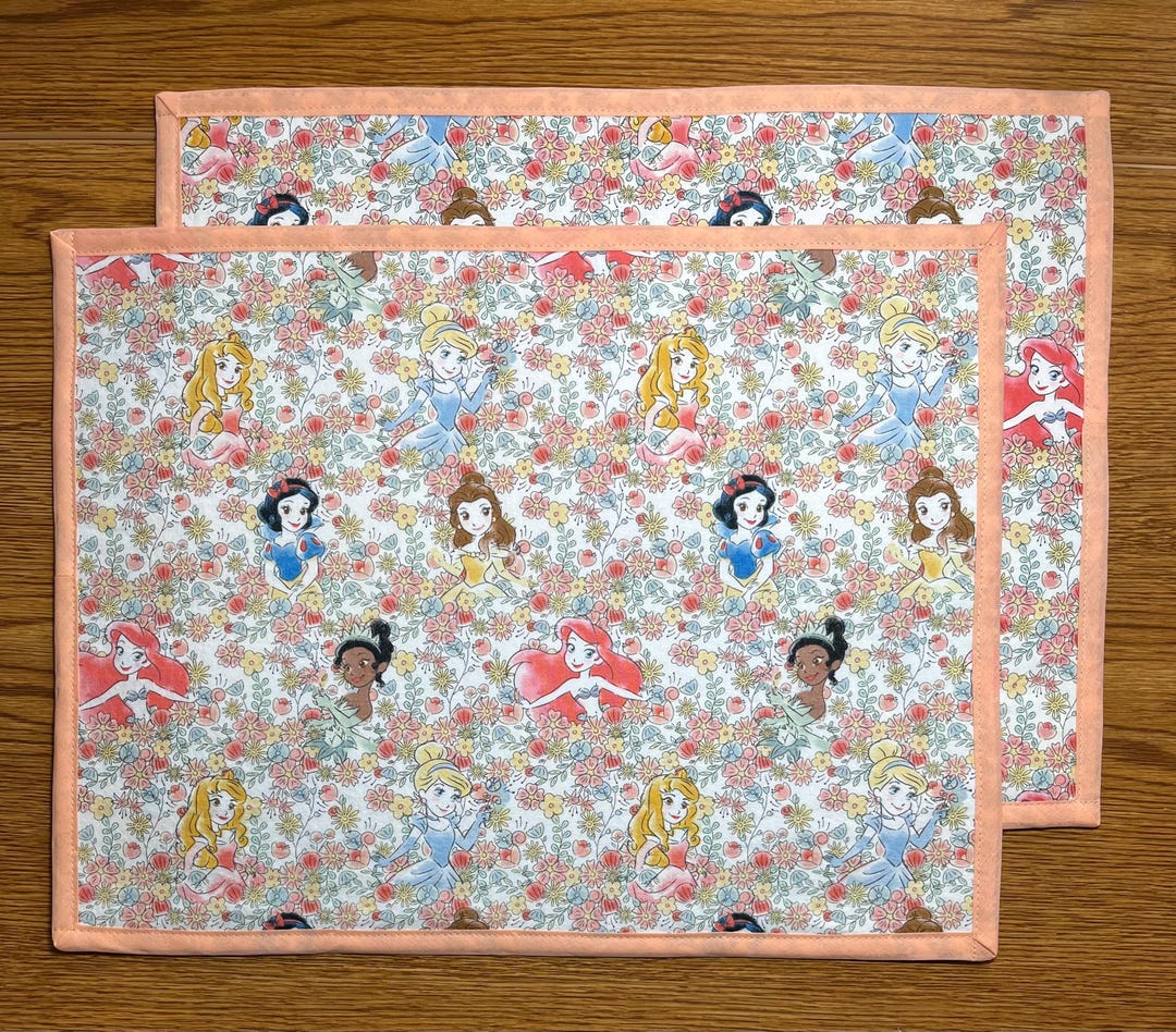 Disney Princess Placemat (each, Not a Set) - Etsy