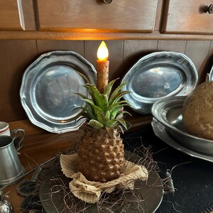 Primitive/colonial Beeswax Pineapple - Etsy