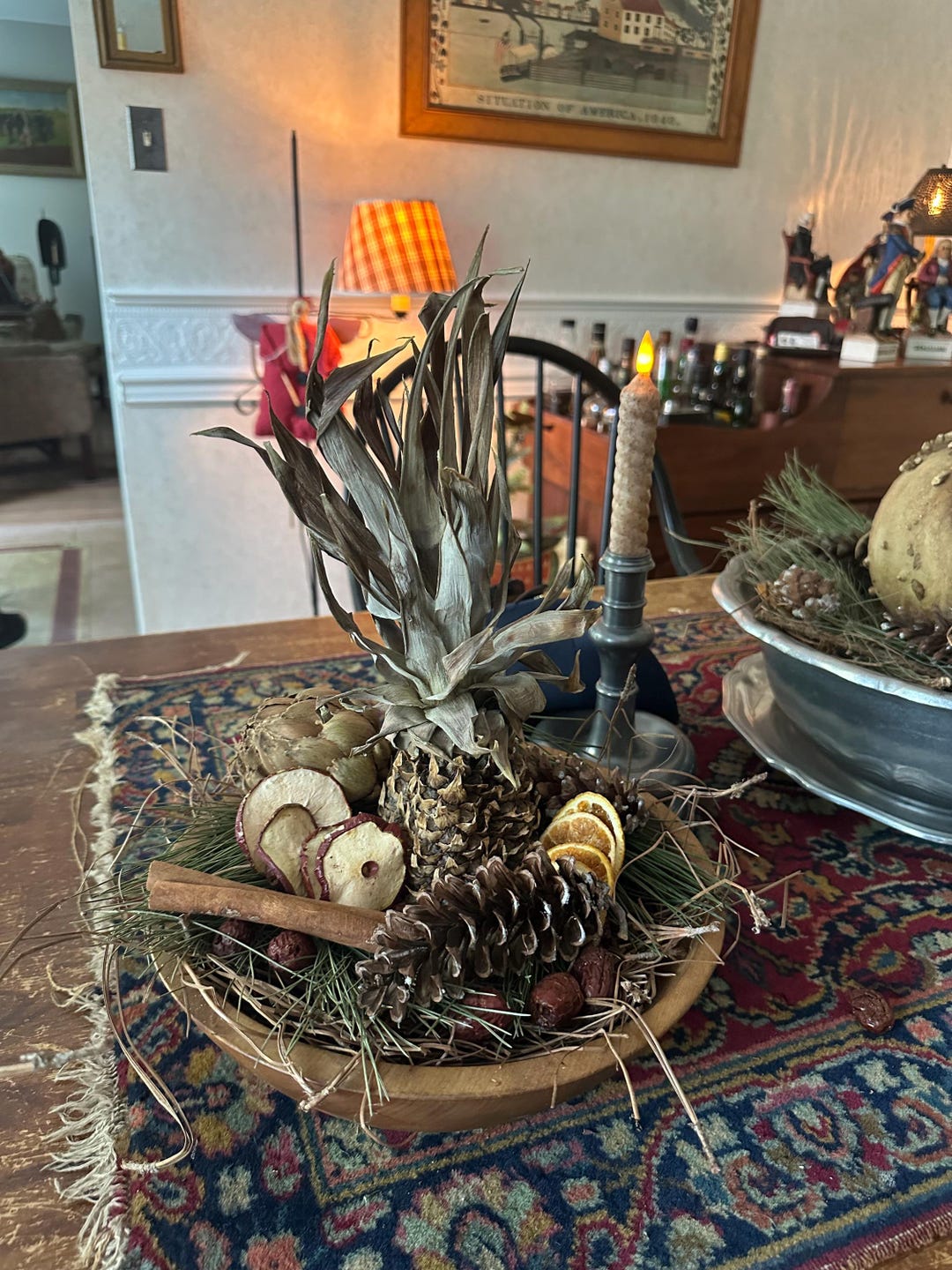Primitive Colonial Dried Pineapple Bowlfiller - Etsy