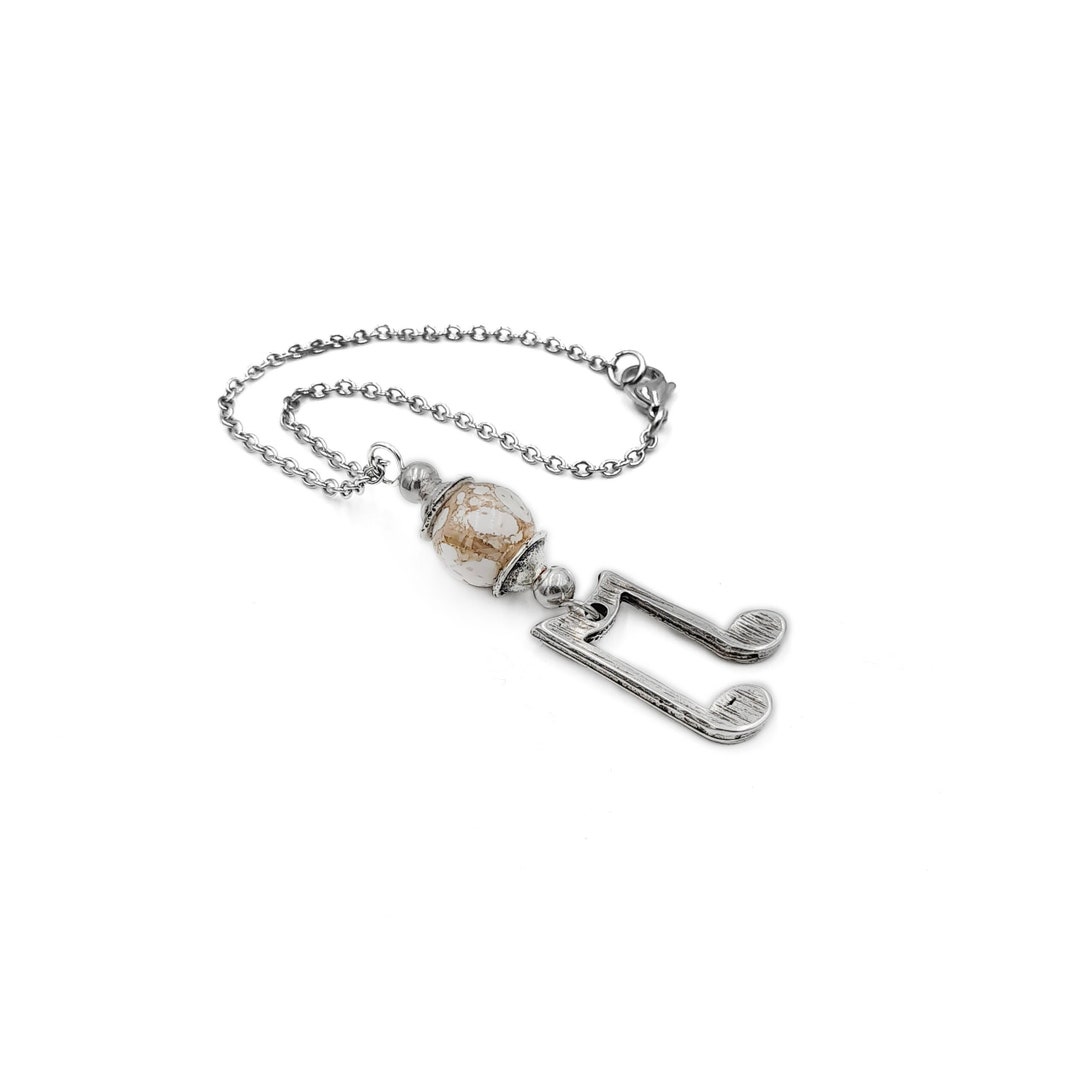Music Note Car Mirror Charm Hanging, Ornament Dangler, Music Lovers ...