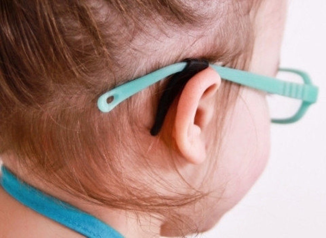 4 PAIRS Black Stay Puts Ear Lock for Kids Glasses or Adult - Etsy