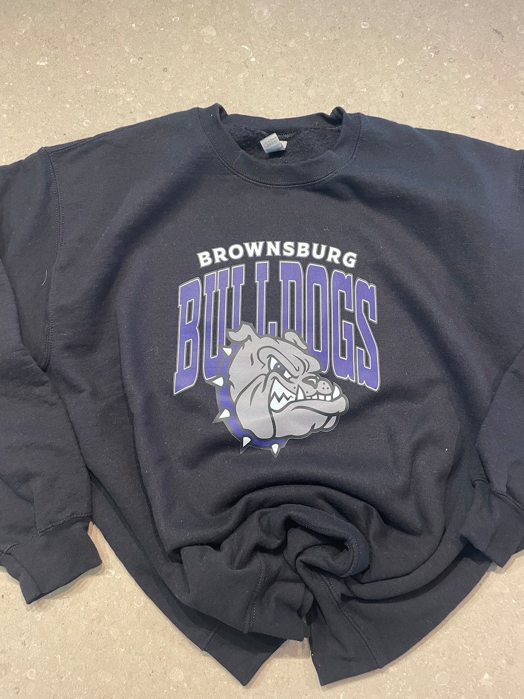 Brownsburg Bulldogs Arch Crew , Showcase, Bulldog, Brownsburg - Etsy