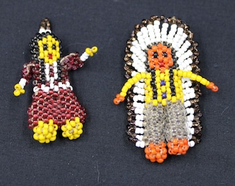 Native Chief Brooch - Etsy