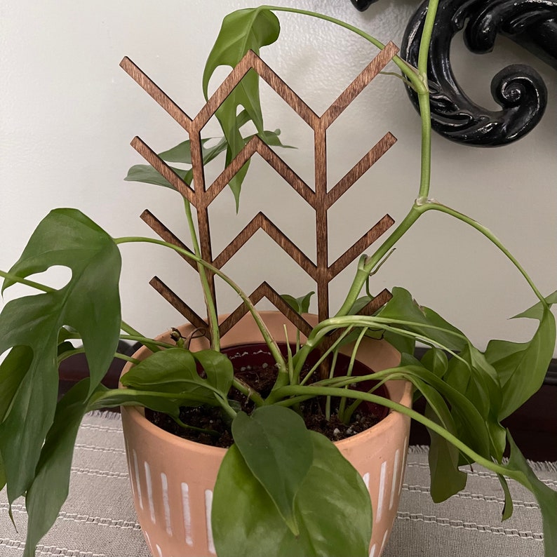 Plant Trellis Geometric Trellis Plant Decor Wood Trellis. - Etsy