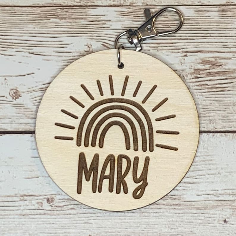 Kids Backpack Tags Personalized Kids Bag Tags Diaper Bag - Etsy