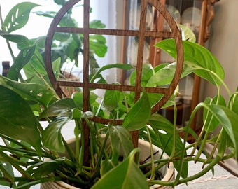 Plant Trellis Geometric Trellis Plant Decor Wood Trellis. | Etsy