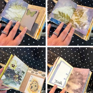 BUG JOURNAL, Junk Journal, Eco Printing, Cyanotype, Mini Journal ...