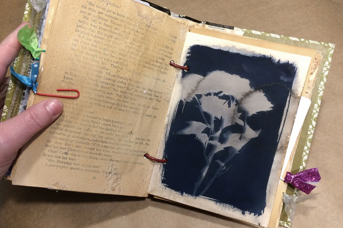 JUNK JOURNAL Altered Book Items-smash Journal Art Book - Etsy