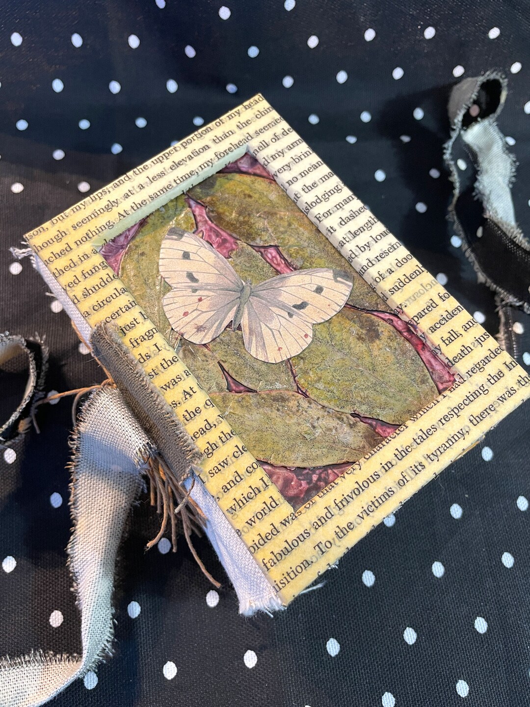 BUG JOURNAL, Junk Journal, Eco Printing, Cyanotype, Mini Journal ...