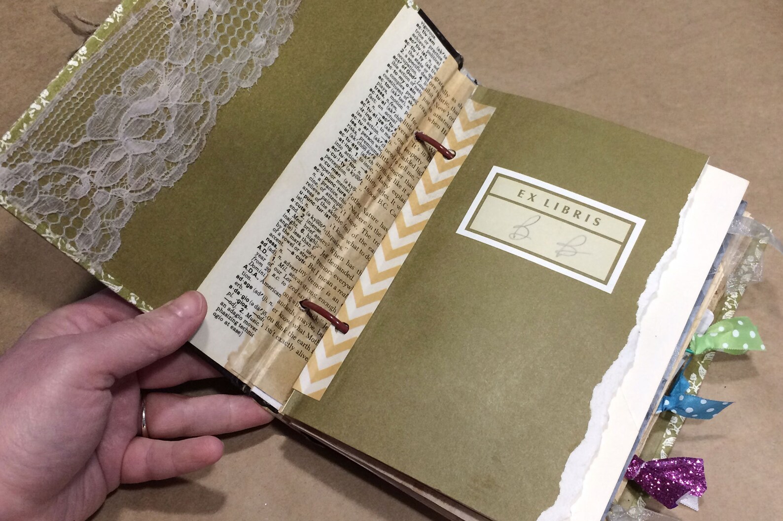 JUNK JOURNAL- Altered Book, Items-smash Journal, Art Book, Travel ...